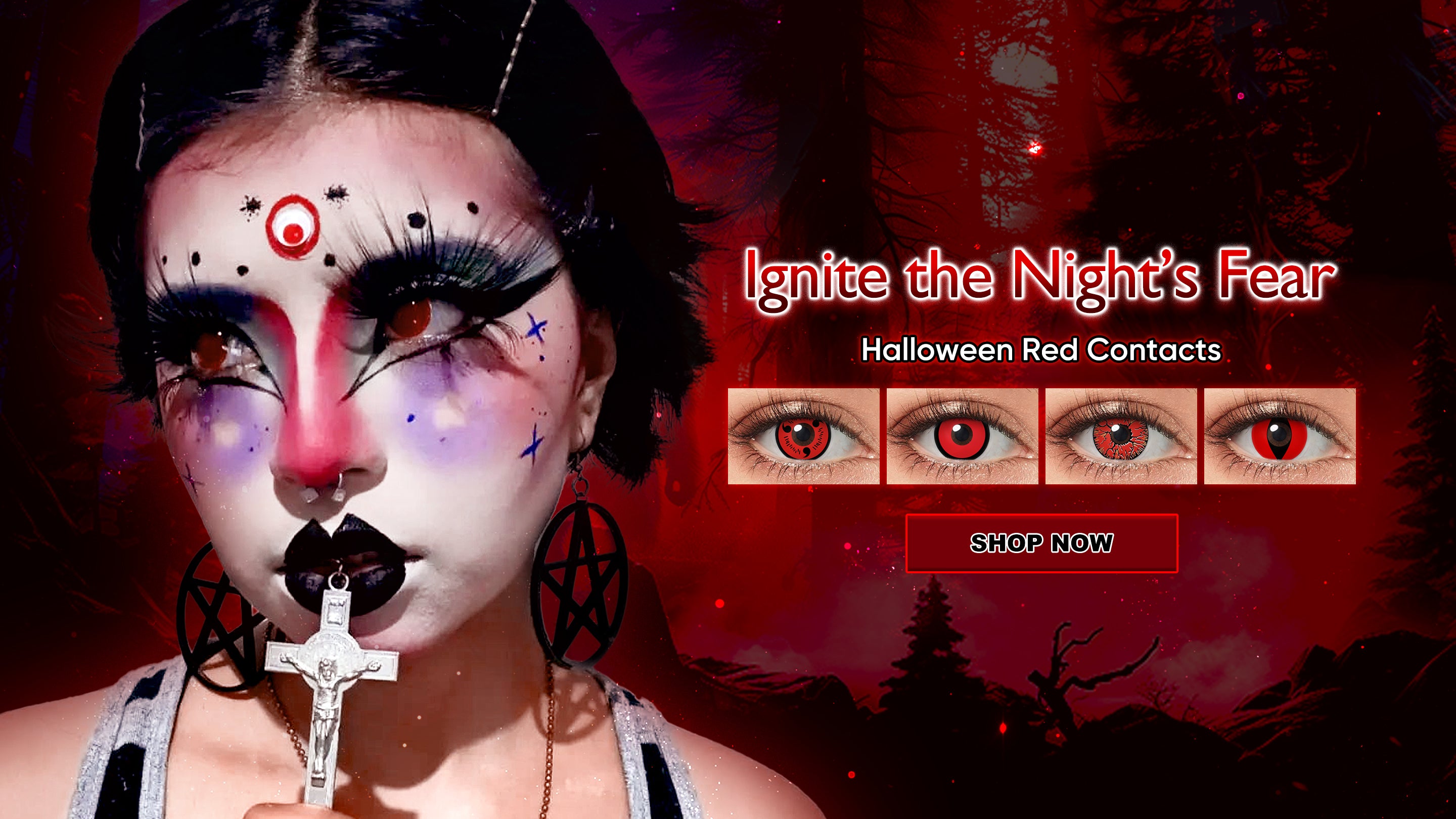 Halloween Contacts in Red – twinklens
