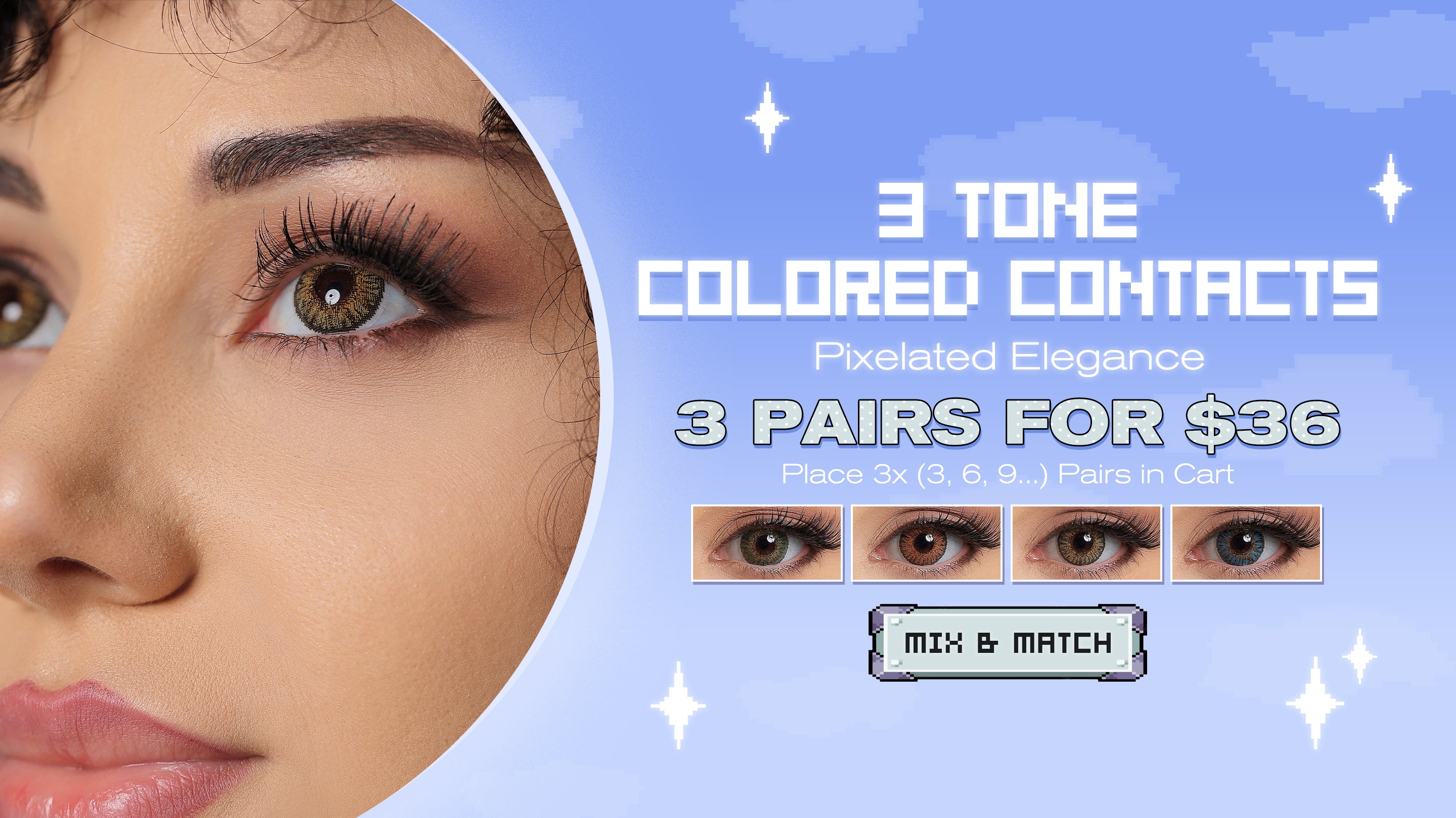 3 Tone Color Contact Lenses – twinklens