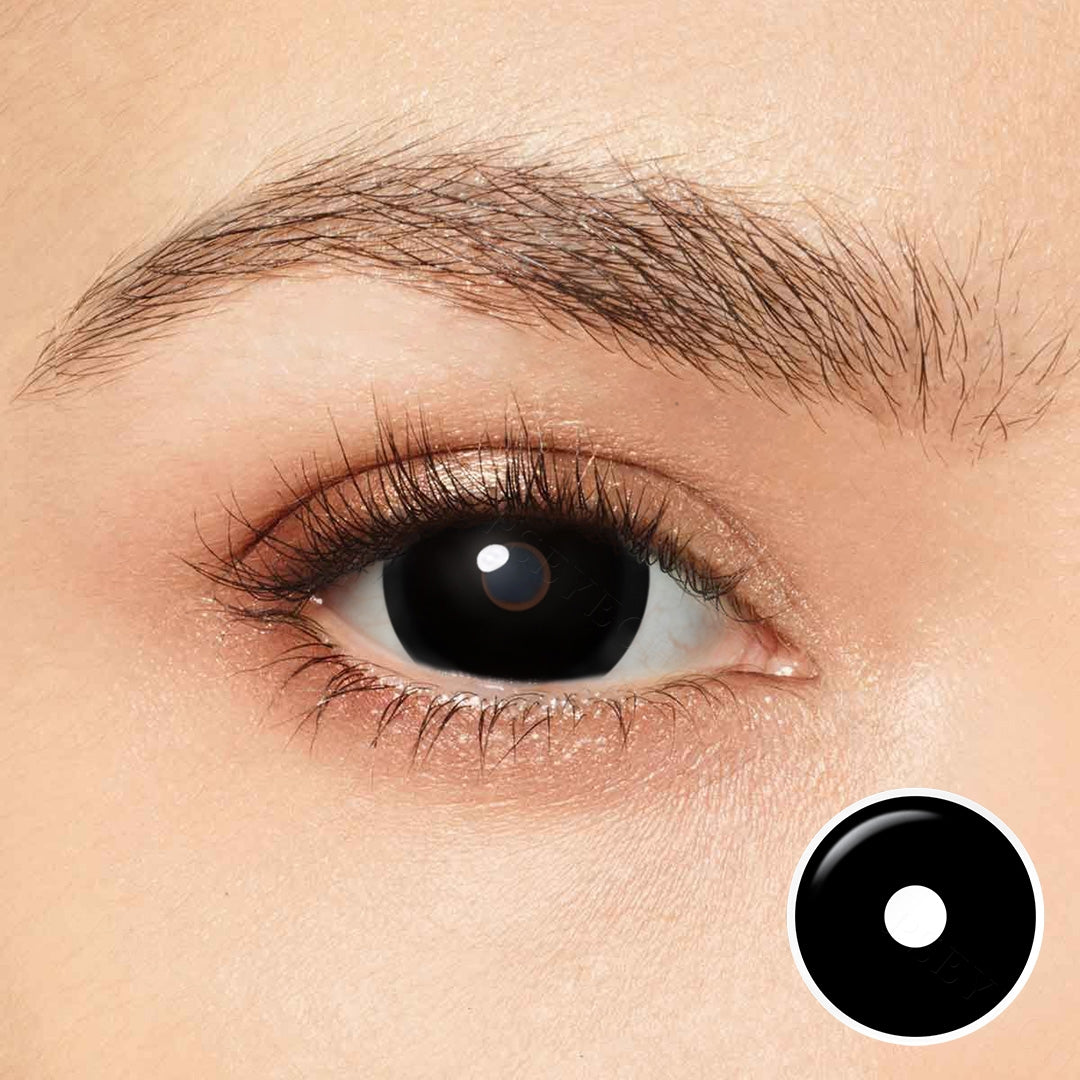 17MM Black Mini Sclera Lenses – twinklens