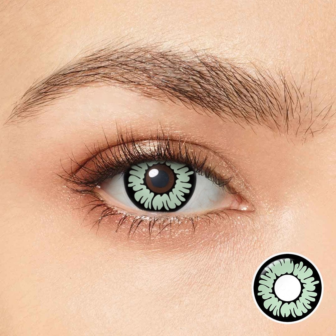 Demon Glamor Green Halloween Contacts – twinklens