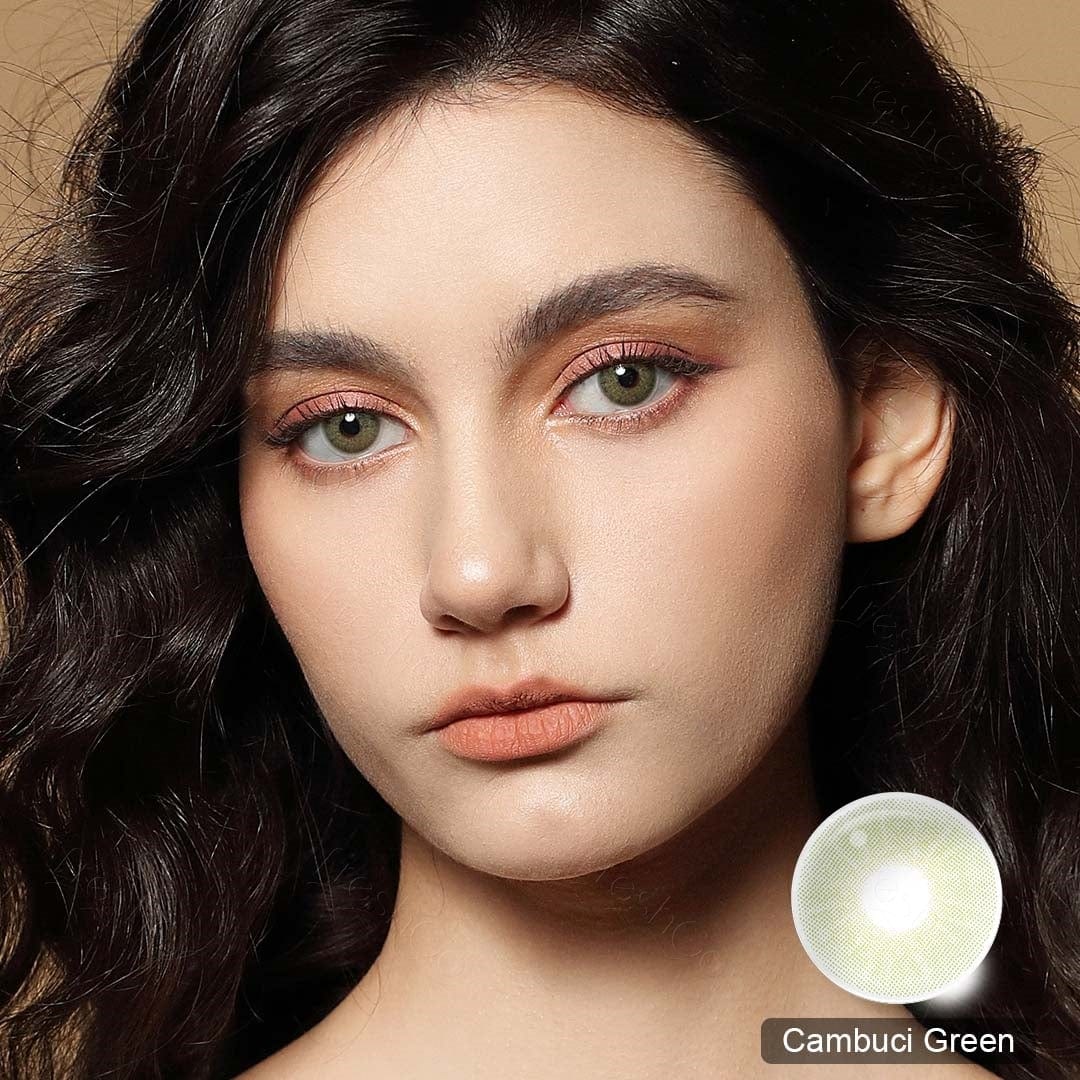 Hidrocor Gen 3 Cambuci Green Colored Contacts with Natural Effect ...
