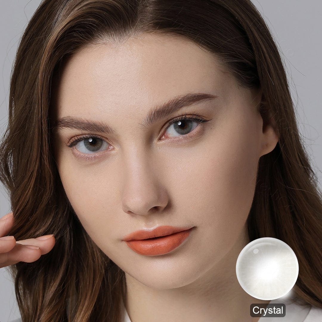 Hidrocor ll Crystal Gray Color Contacts with Natural Effect – Twinklens