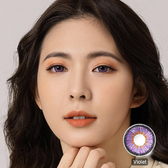 purple eye contacts for correction